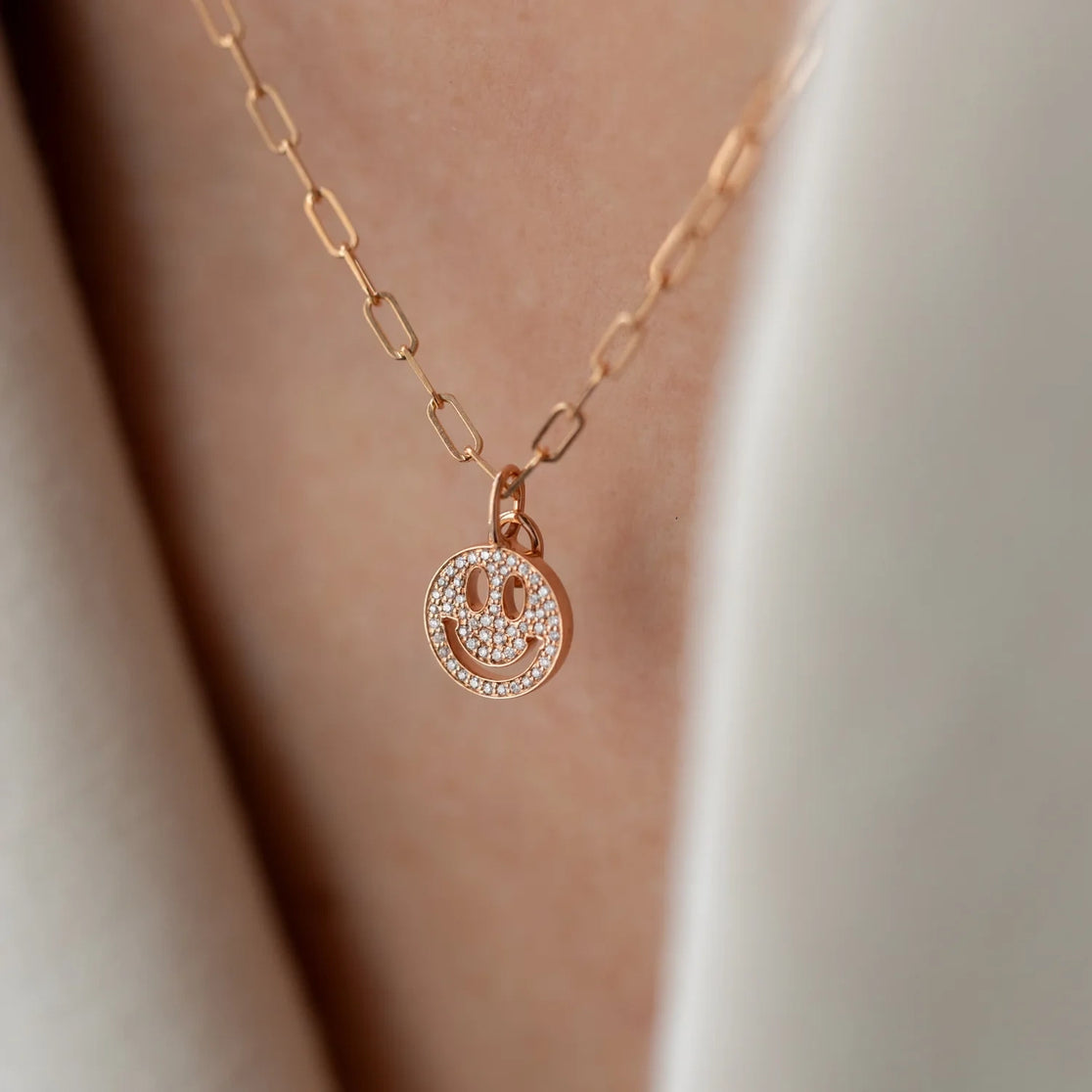 Smiley face Necklace – Bijour.pk