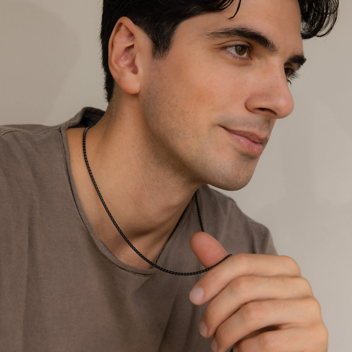 Black Robo Chain – Bijour.pk